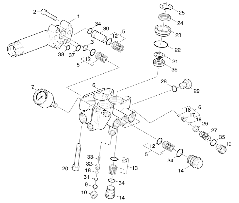 Valve HD 895 SX - Pièces Détachées Elec